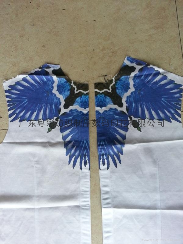 Clothing digital printing cloth printing processing pieces printing ...