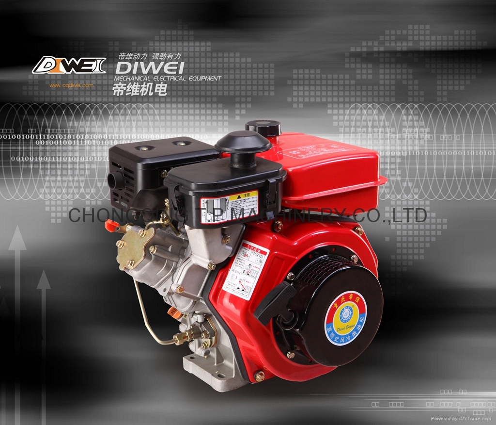 DWX178FA horizontal diesel engine - DW 6.12HP (China Manufacturer ...