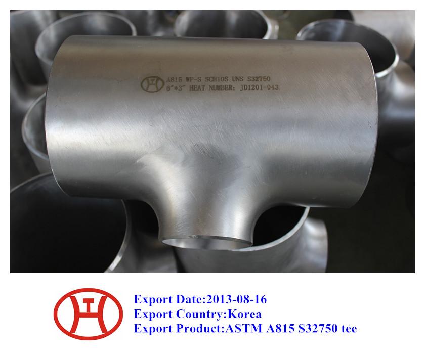 ASTM A815 S32750 tee - HT (China Manufacturer) - Pipe Fittings - Pipe ...