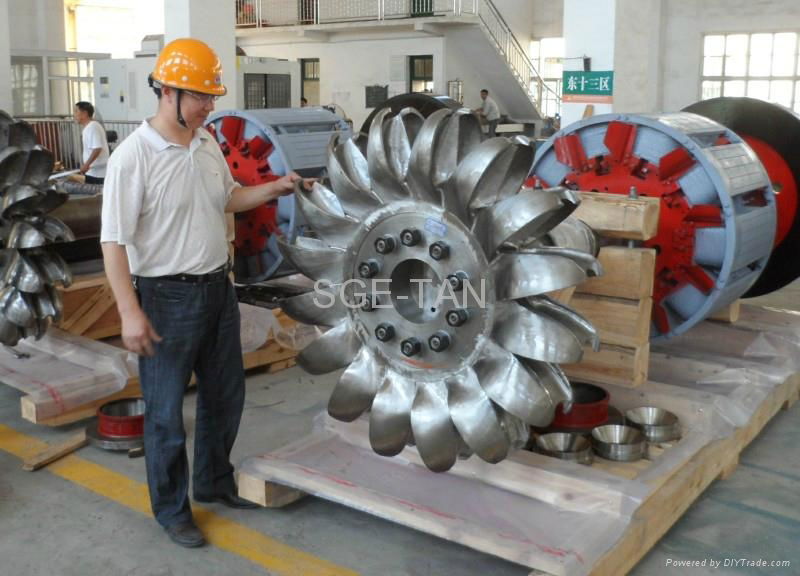 Pelton Turbine Generator Unit (1 nozzle) - CJA475-W-90/1X9 - SGE (China ...