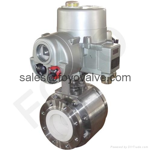 V-Port Ceramic Ball Valves for Liquid Chlorine Slurry - Q41TC - Foyo (China Manufacturer ...