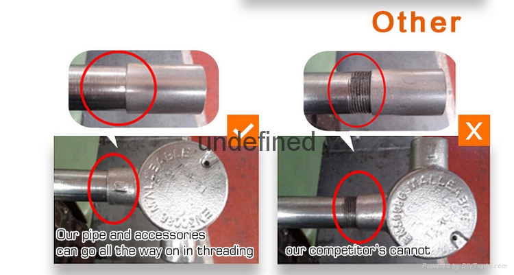 BS4568 class 4 and class 3 hot dipped galvanized rigid steel conduit ...