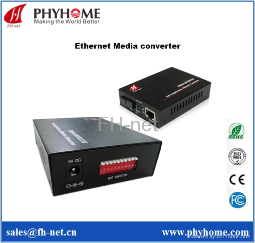 10/100M planet sfp media converter Singlemode dual fiber 20km/40km/80km ...