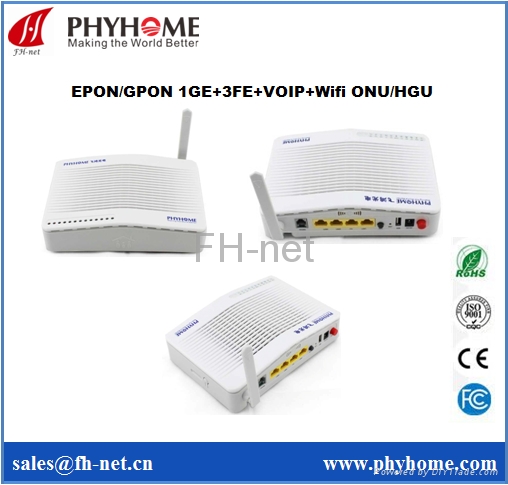 GEPON EPON 1GE ONU Compatible with Huawei MA5608T ZTE C300 OLT - FHR1100GKB - FH-NET (China ...
