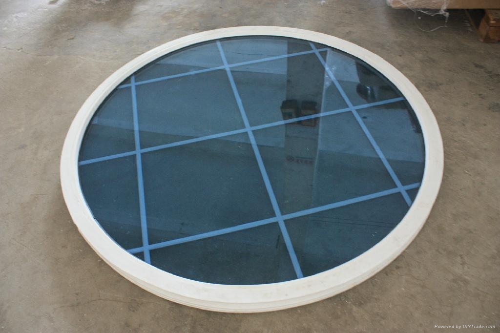 pvc round window fixed window - LHT-24 - Luhaitian (China Manufacturer ...