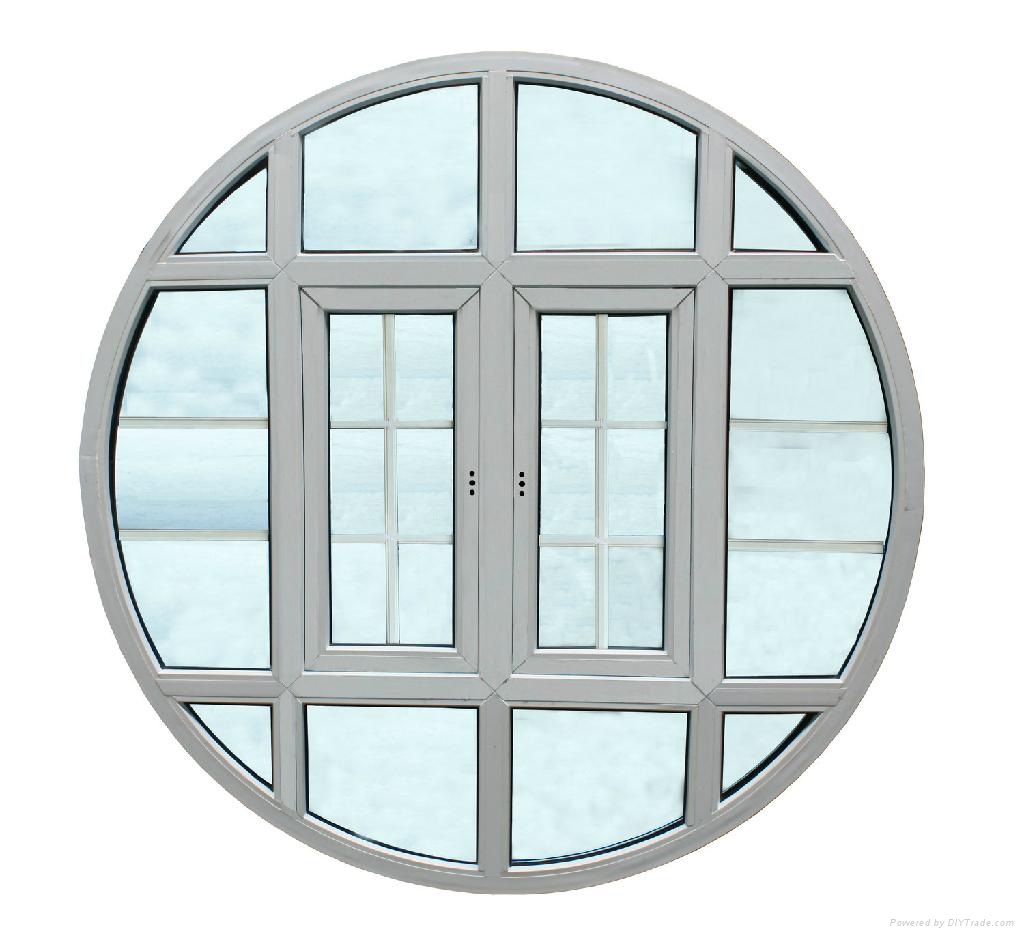 pvc round window fixed window - LHT-24 - Luhaitian (China Manufacturer ...