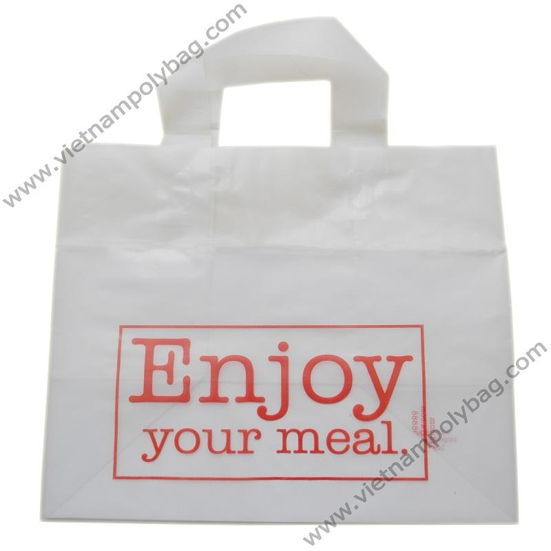 Soft loop handle plastic bag in customized - SL - vietnampolybag ...
