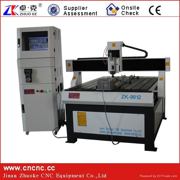 900*1200MM 4Axis AIr-Cooled Spindle CNC Engraving Machine with Mach3 ...