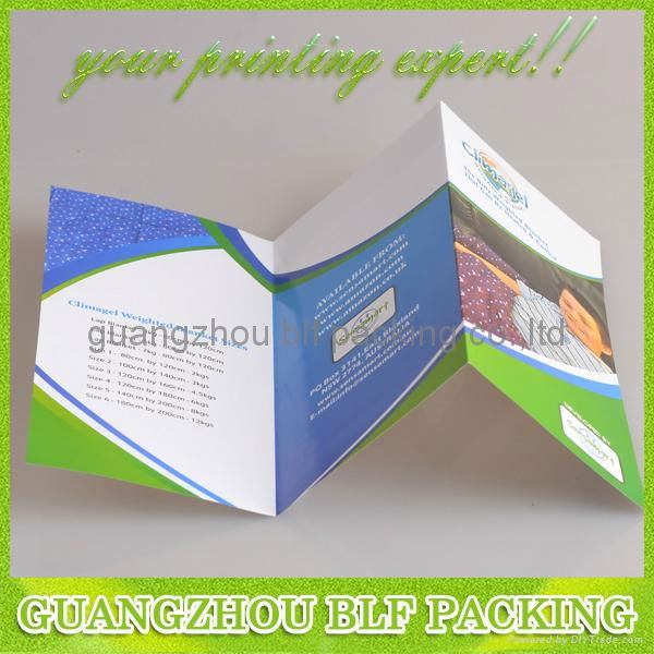 custom printing paper brochures design - BLF-F001 - blf or customer's ...