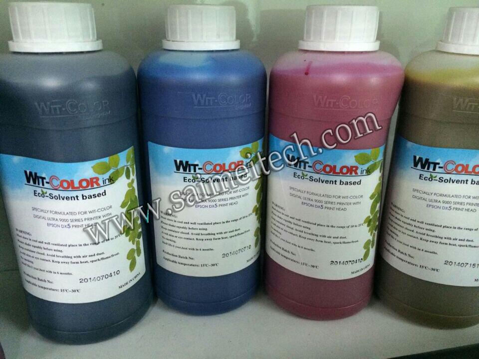 Wit-color ECO Solvent Ink for Epson dx5 printr heads - Epson DX5/DX7 ...