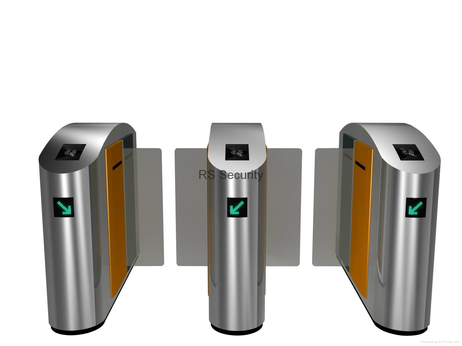 LED Light Display Full Height Sliding Speed Turnstile Gate - RS 1007 ...