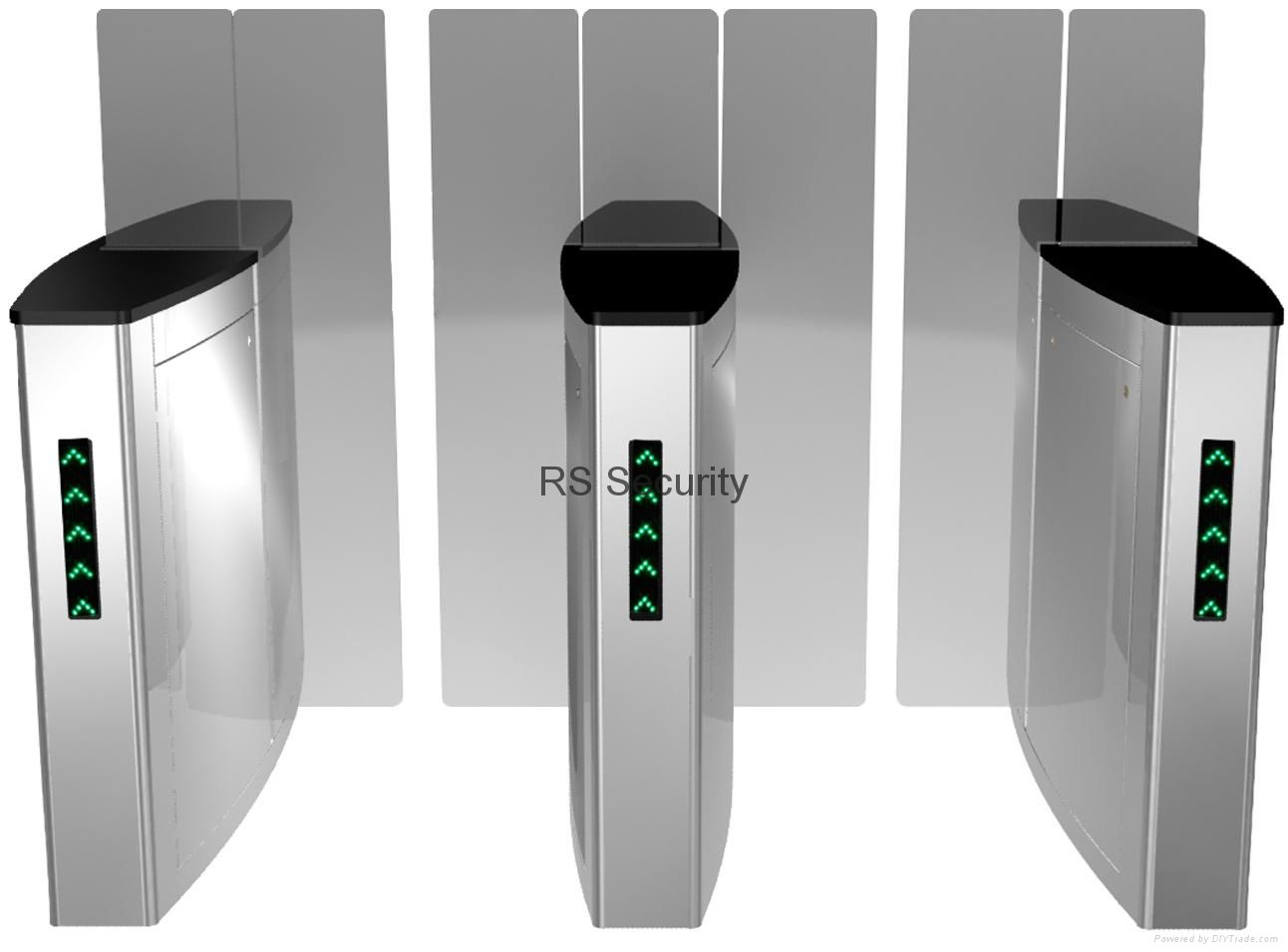 LED Light Display Full Height Sliding Speed Turnstile Gate - RS 1007 ...