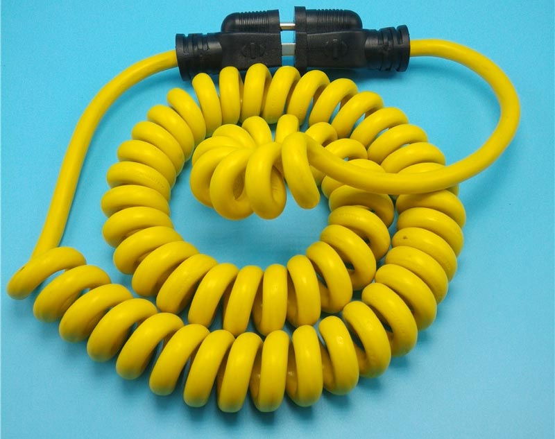 Retractile Cord & Coil Cable TPE JACKET - SJEOW 12/2C - LINSHENG (China ...