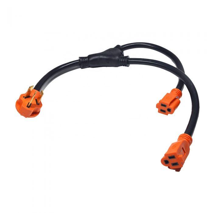 Marine Shore Adapter Cord set STW 10/3 1FT Y-Adaport 30A to 30A