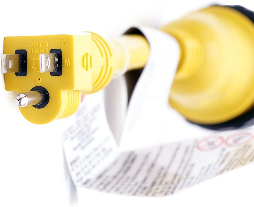 Marine Shore Adapter Cord set STW 10/3 1FT 30A to 15A 5-15P to 5-30R