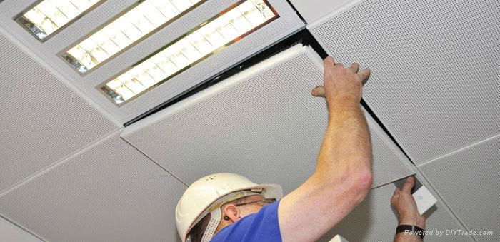 600*600mm Clip in Perforated Aluminum Ceiling Panel - ASC-07 - JUBANG ...