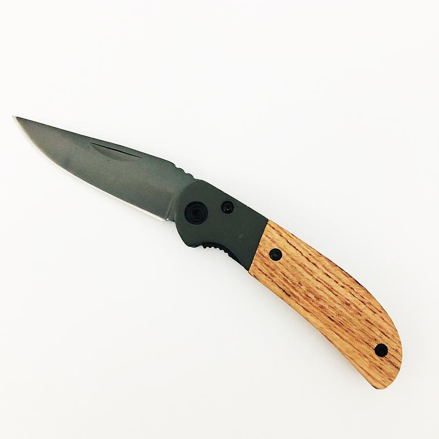 Folding Knife Wood Handle Outdoor hunting pocket knives - BLD-005 ...