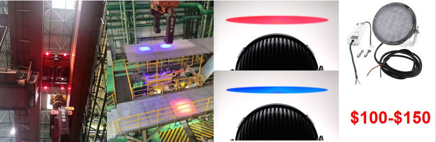 140w RED BLUE OVERHEAD CRANE WARNING DEVICE - TPB140 - Toptree (China ...
