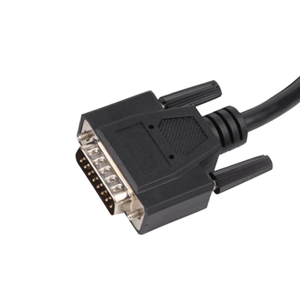 16 pin male female obd2 to db 26 female obdii car test diagnostic cable ...