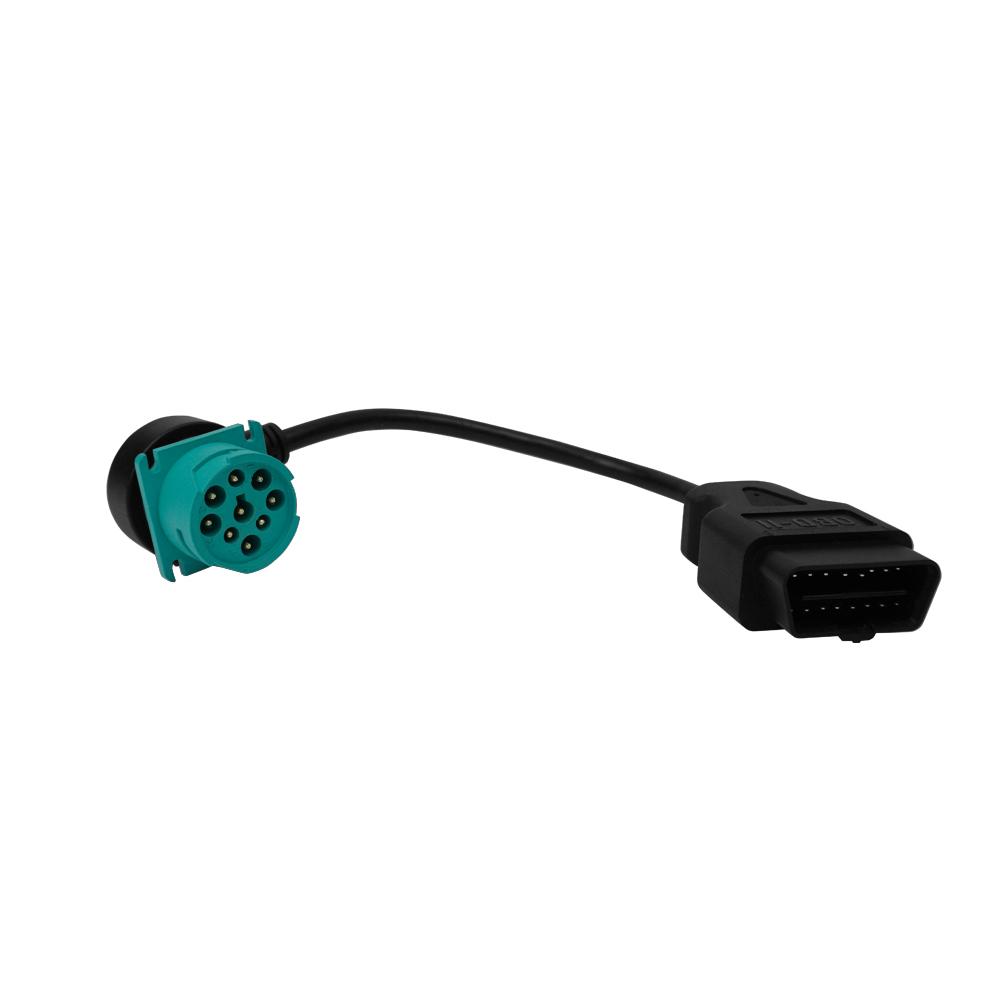 Custom Cables J1939 9P Female Male TO OBD OBD2 Connector Cable Adapter ...