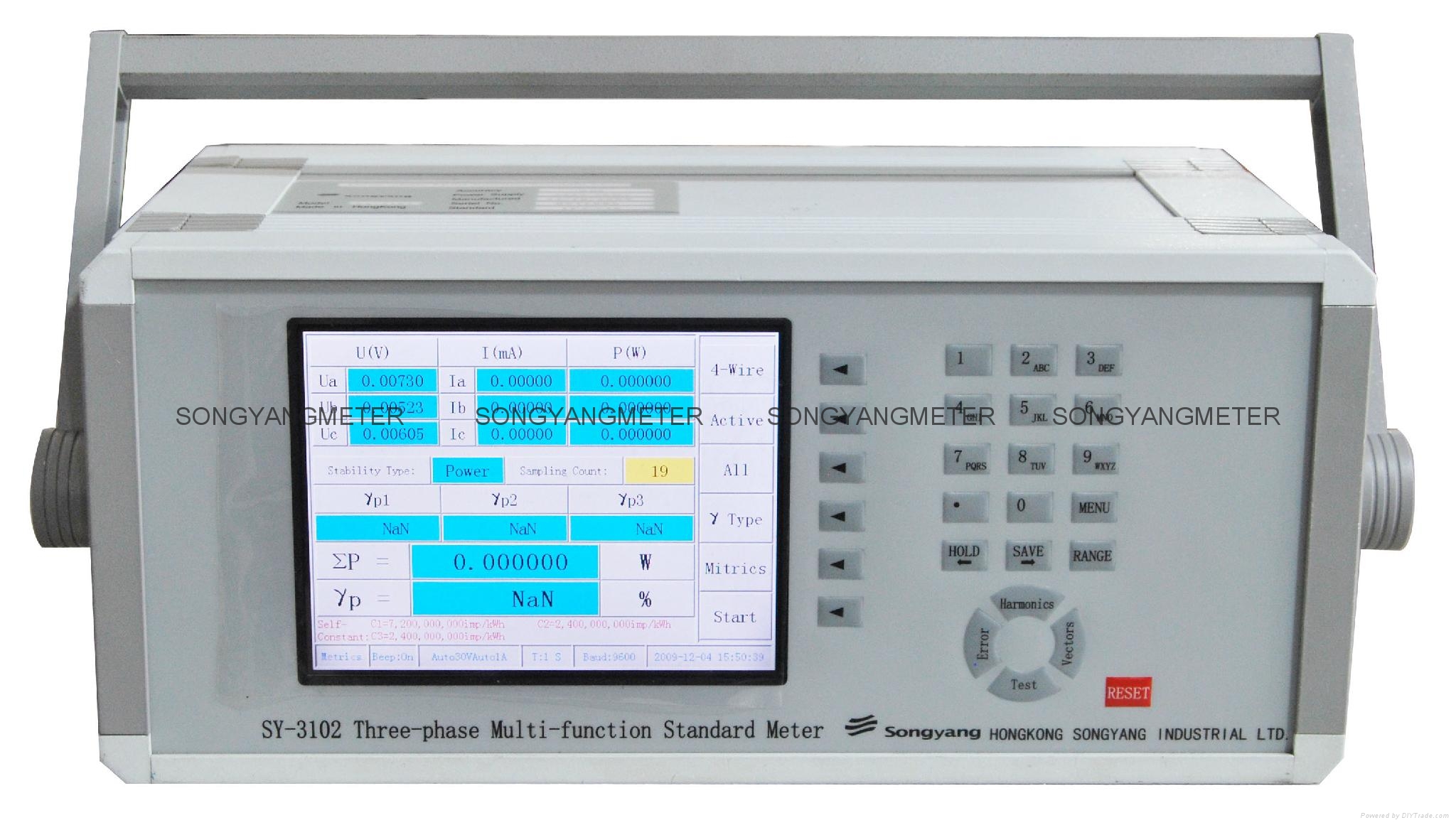 Three Phase High Precision Reference Standard Energy Meter - Hong Kong