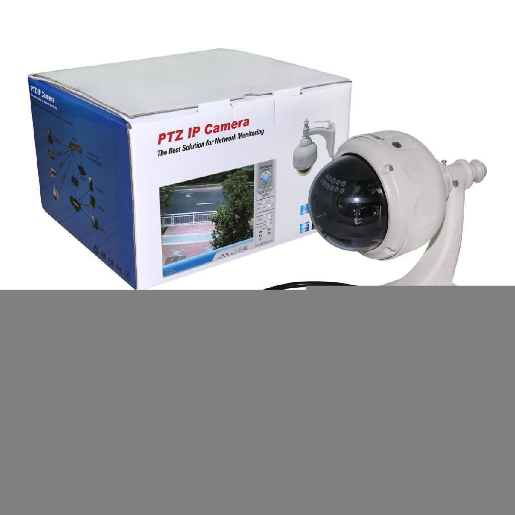 Wanscam HW0028 Outdoor PTZ 3X Optical Zoom Dome Onvif IR Wifi IP Camera ...