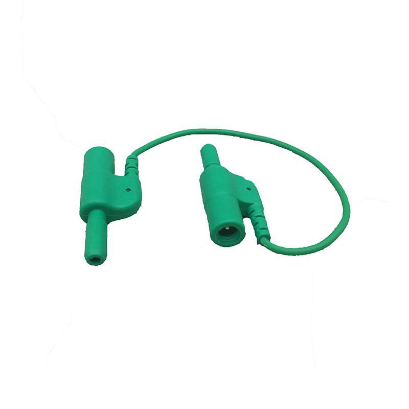 Safety Din42802 1.5mm Male Socket to 1.5mm Male Plug EEG Extension ...