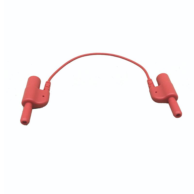 Safety Din42802 1.5mm Male Socket to 1.5mm Male Plug EEG Extension ...