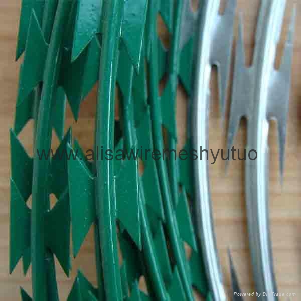 Epoxy Concertina Barbed Tapes razor barbed wire - China - Manufacturer