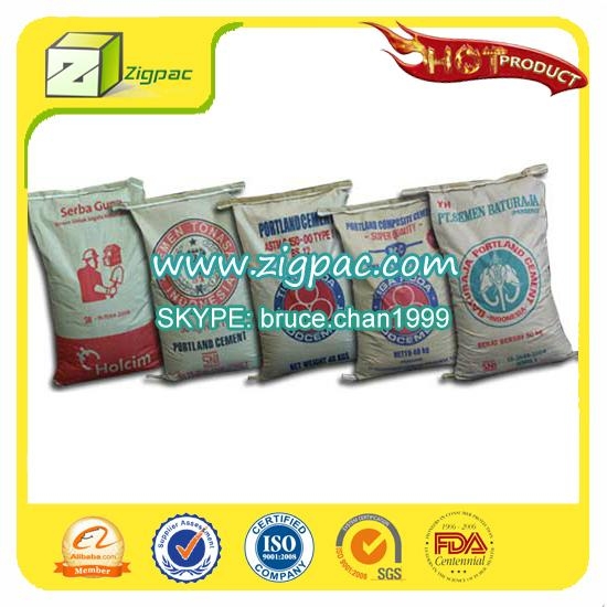 Export to US and FDA certificate approved high quality 50kg cement bag ...