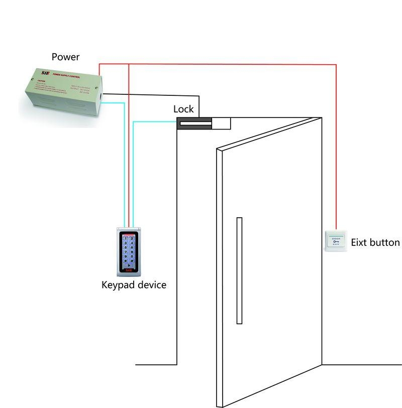 Metal Standalone Access Control S600MF-W - SIB (China Manufacturer) - Access Control System ...
