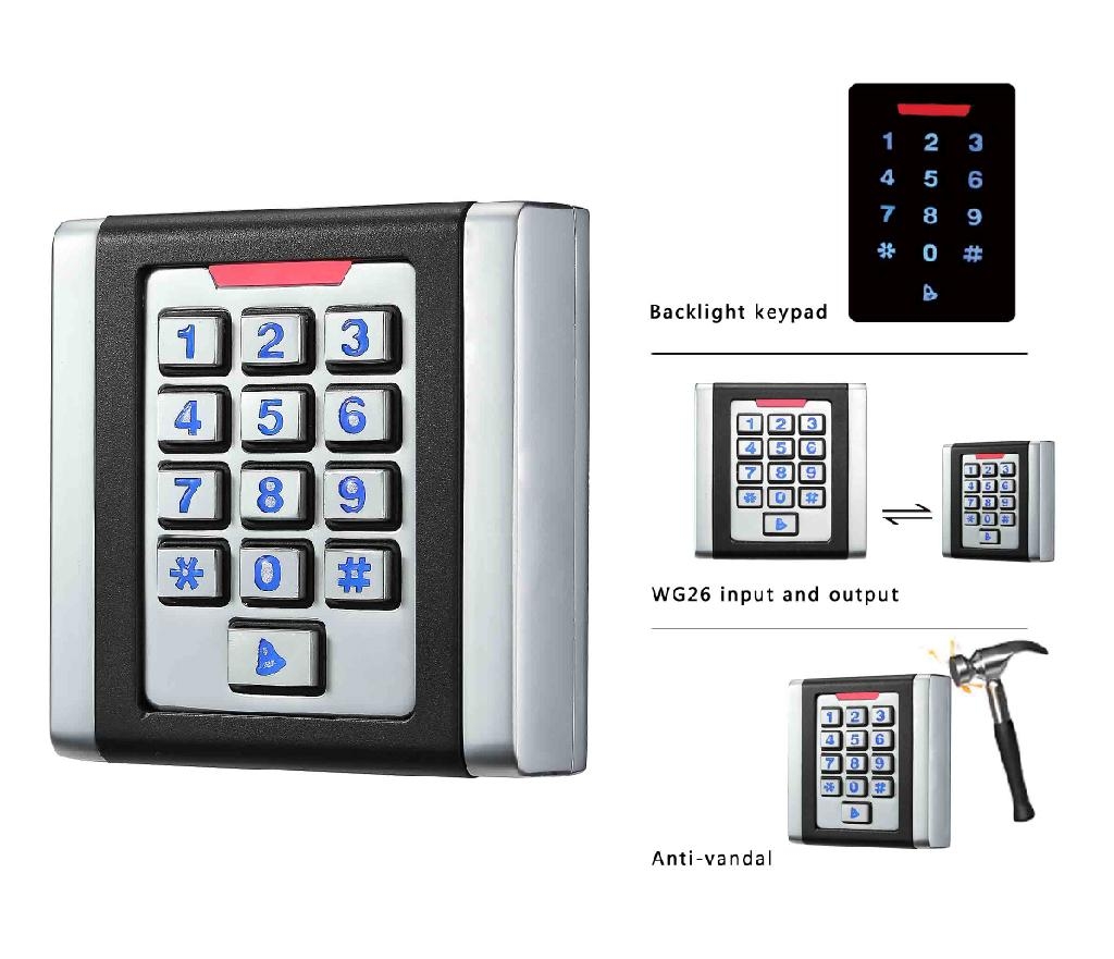 Metal Standalone Access Control K6EM-W - SIB (China Manufacturer) - Access Control System ...