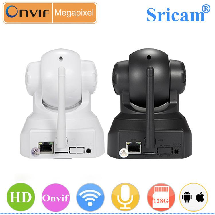 Sricam Alarm camera Night Vision 1.0 Megapixel onvif Security IP Camera ...