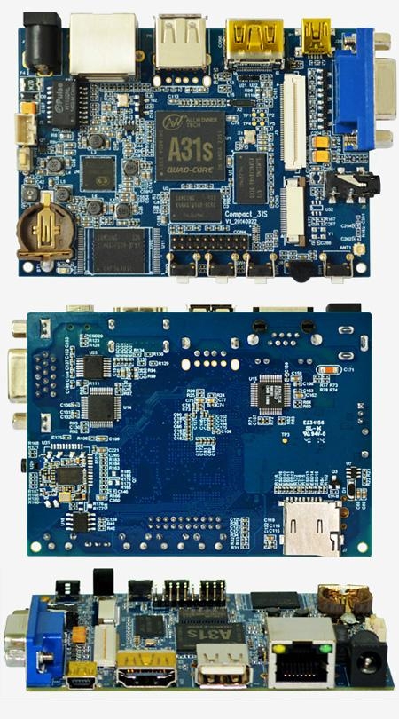 Low price quad-core tiny embedded computer Compact 31S - SBC-Q ...