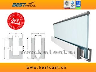 frameless glass side mounted channel balustrade system - Best110103 ...