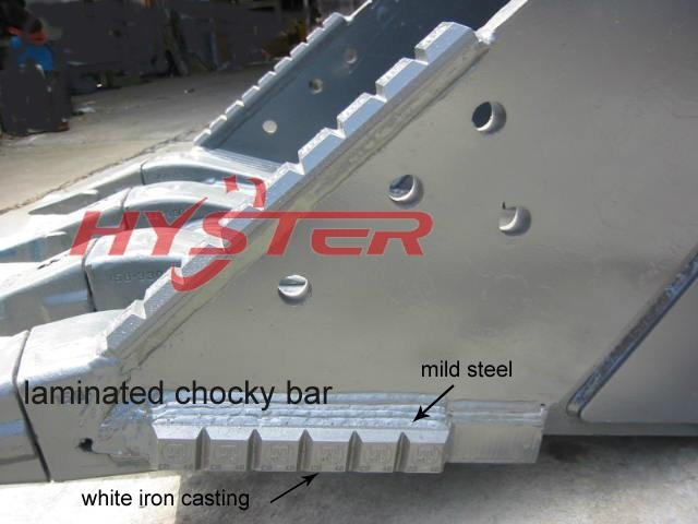 Chocky Bar and Wear Buttons Wear Block - CB25,CB40,CB50, - Hyster ...