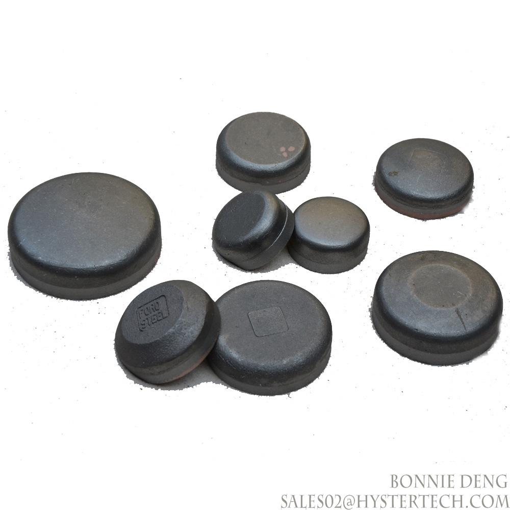 White Iron Chocky Bar and Wear Buttons Wear Block - WB60 WB75 - Hyster ...