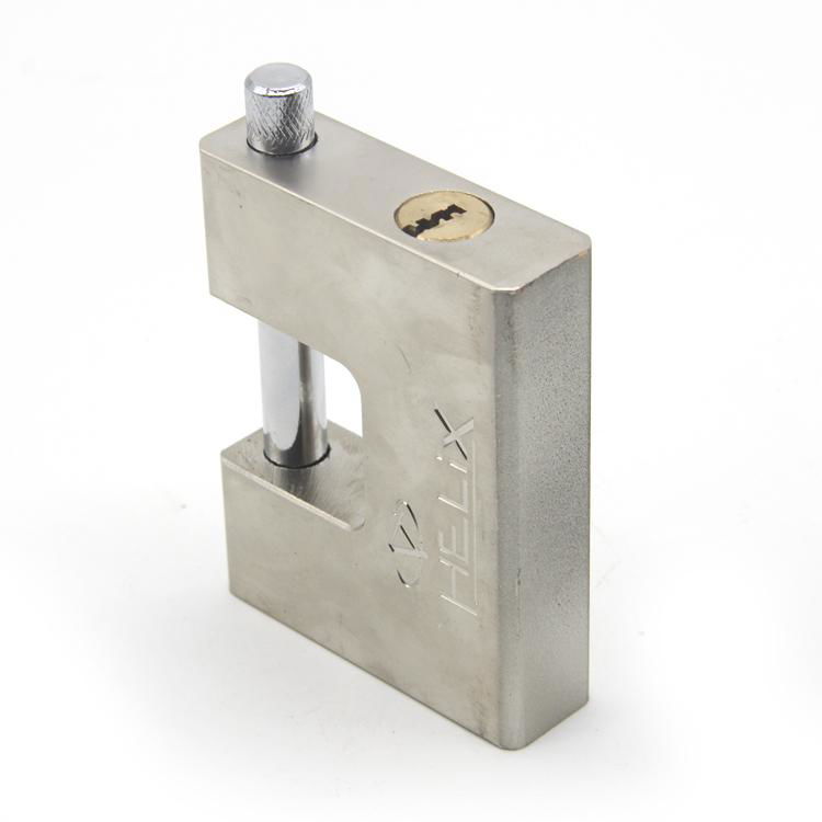 63mm double plate shackel padlock rectanglular - rectangular (China ...