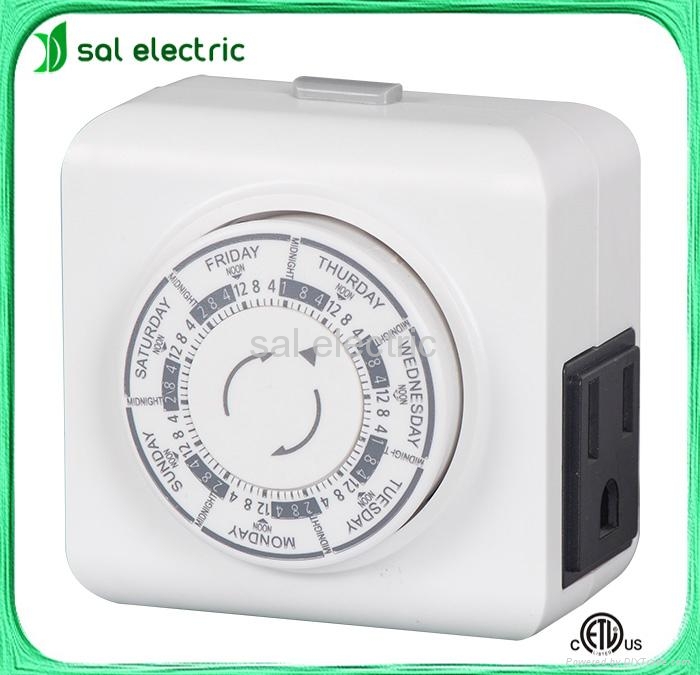 1-outlet mechanical weekly random timer - HU21MB - sal electric (China ...