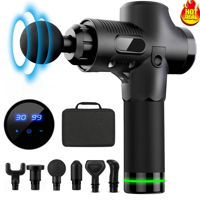 High Power muscle massage gun High speed vibration massager theragun ...