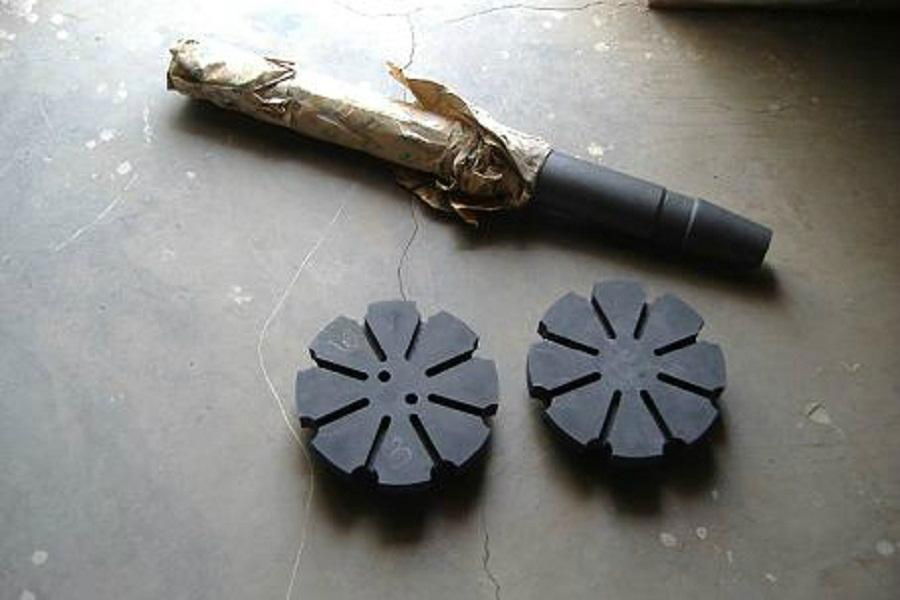 Dia 140-150mm graphite rotor and shaft for degassing in aluminium ...