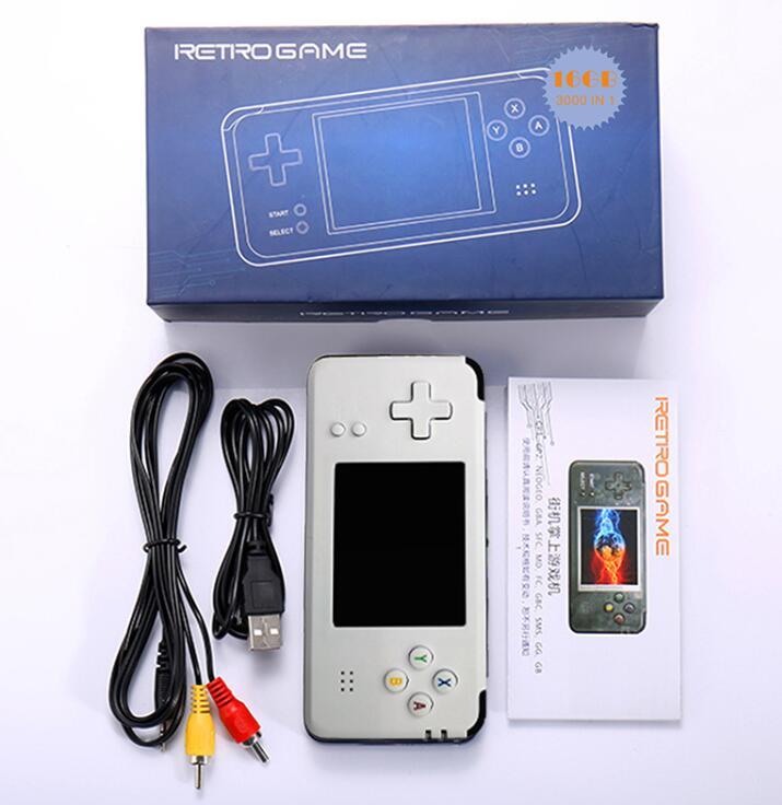Retro 64 Bit 3 Inch 3000 Video Game Retro Handheld Console - CC-GP009 ...