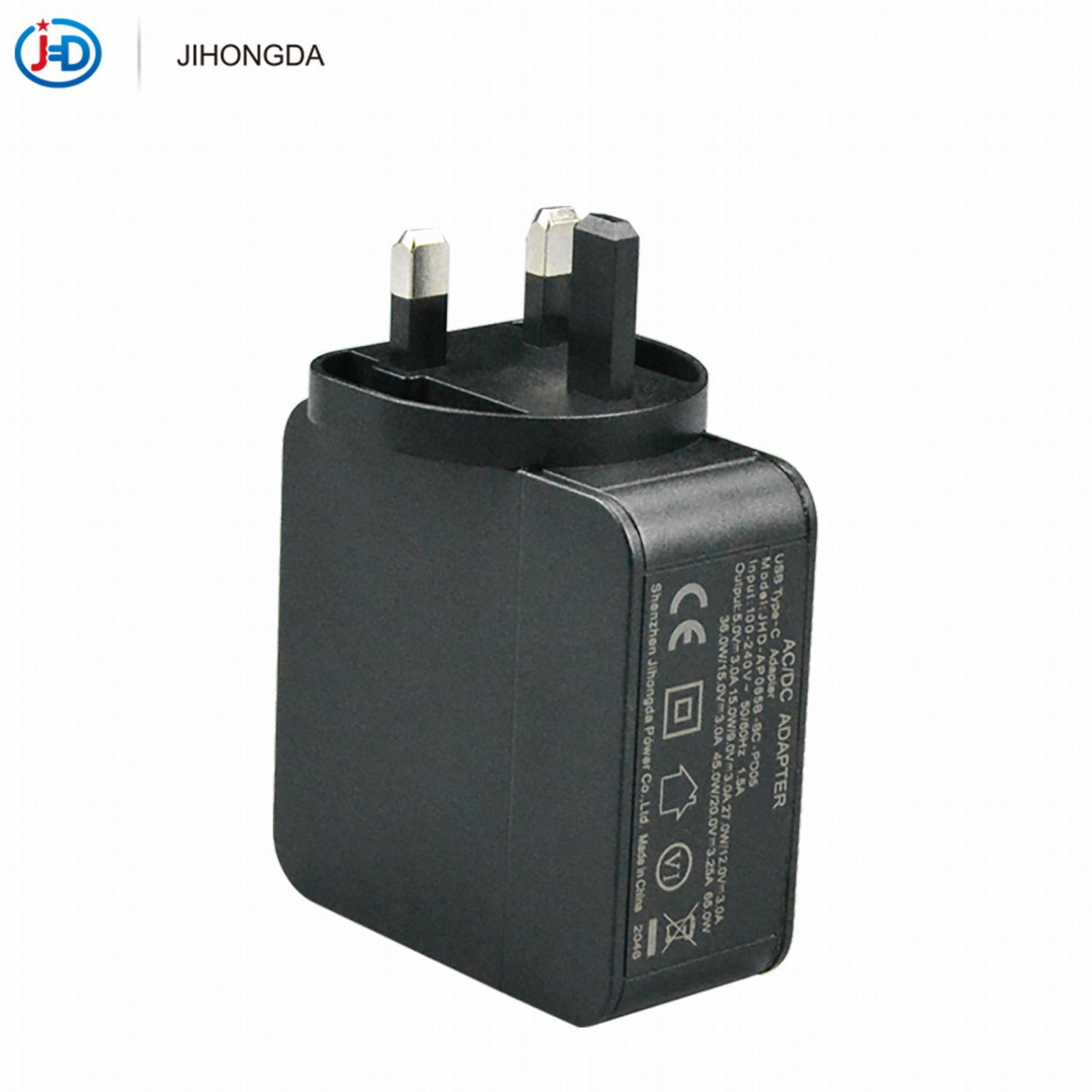 65W UK Plug TYPE-C PD Charger with CE UKCA - 065B-BC-PD05 - JHD (China ...