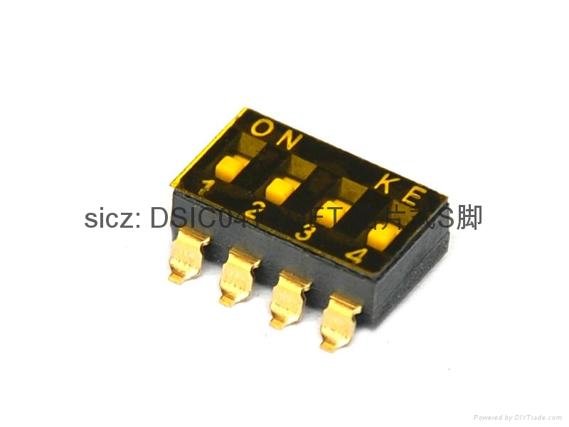 DIP Switch 4P - DSIC04LHGET - KE (China Manufacturer) - Other ...