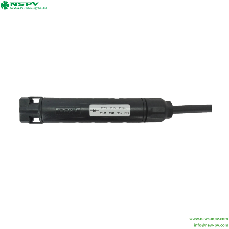 TUV Certified Solar PV Diode Connectors Blocking Diode Connectors Male