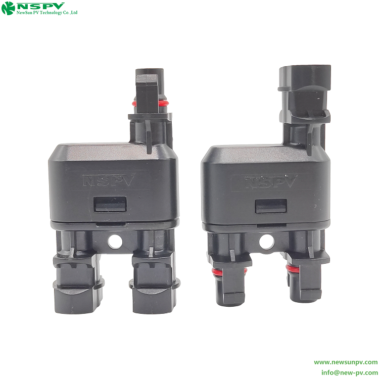 PV3.0 2 To1 1000VDC Solar Branch Connector Buckle Type Matching MC3 ...