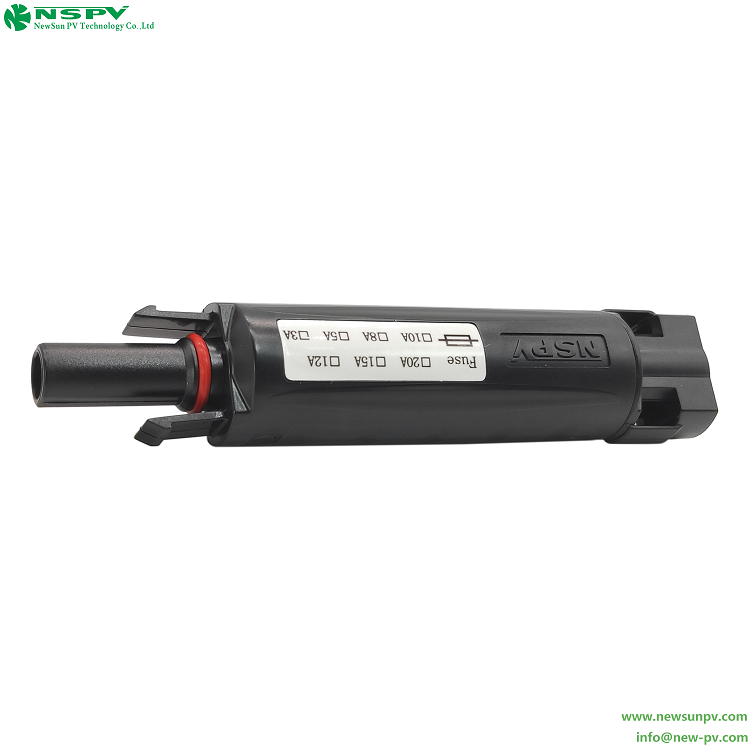 1000VDC 10A Solar Fuse Connectors IP67 Waterproof Solar Inline Fuse