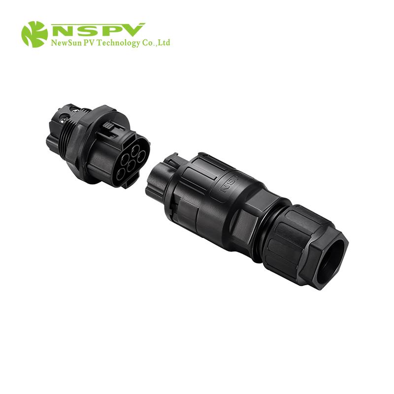 AC5 pole waterproof IP68 end-of-line male connector - 5PCM-001 - NSPV ...