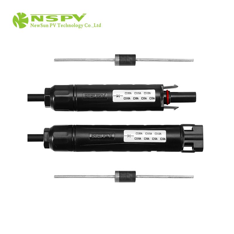 PV Diode Connector 1000VDC 10A IP67 Waterproof Diode Connector Cable ...