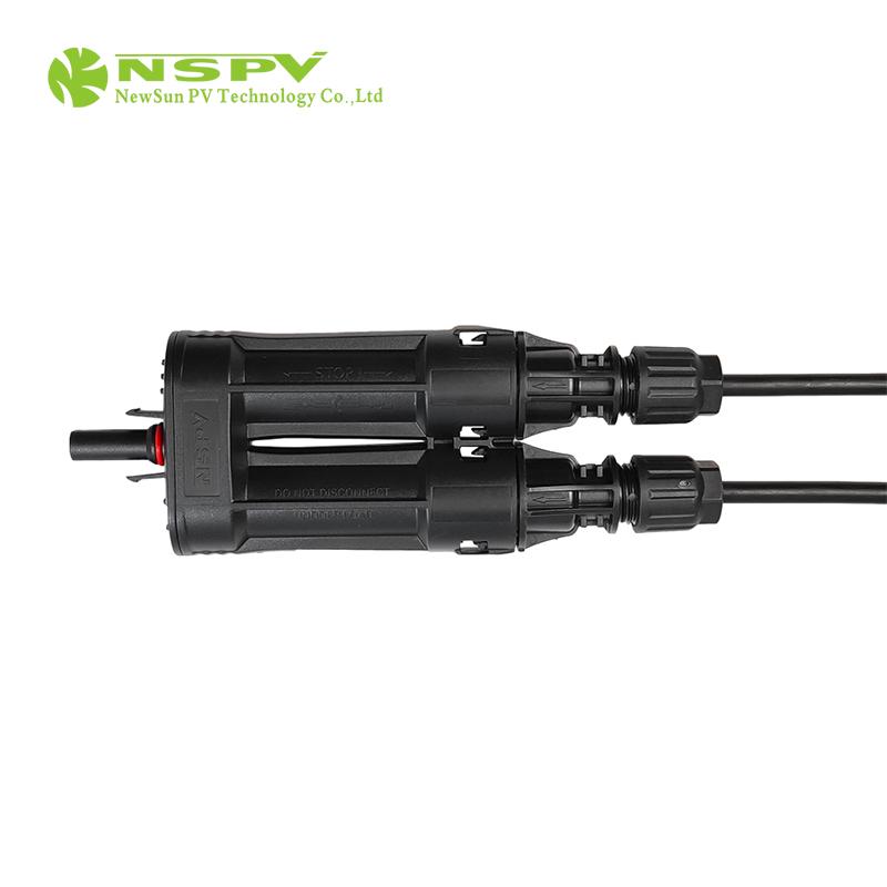 TUV Certified PV Solar Branch Fuse Connector Inline Fuse 2 Cable To ...